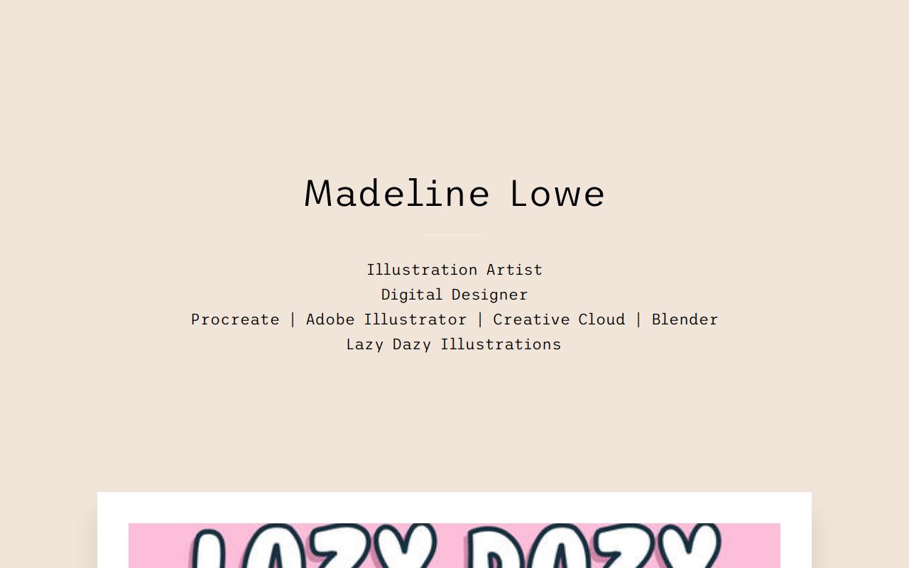 Madeline Lowe Portfolio